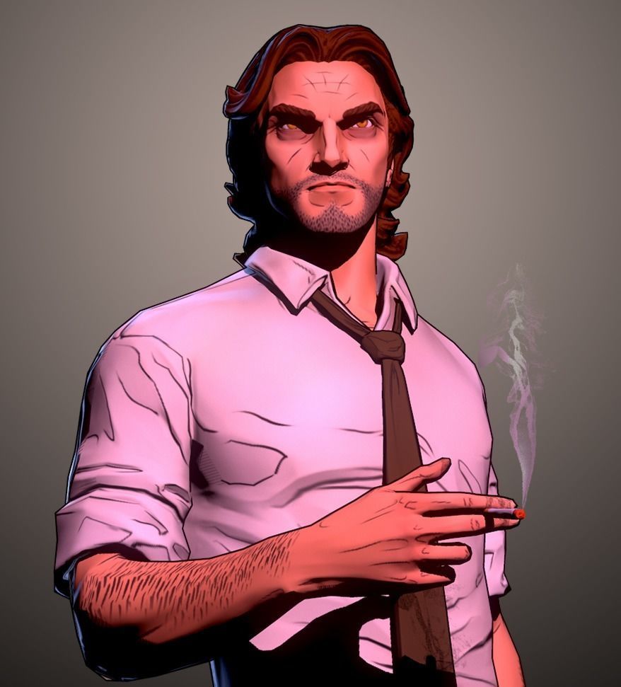 3D model Bigby Wolf VR / AR / low-poly | CGTrader