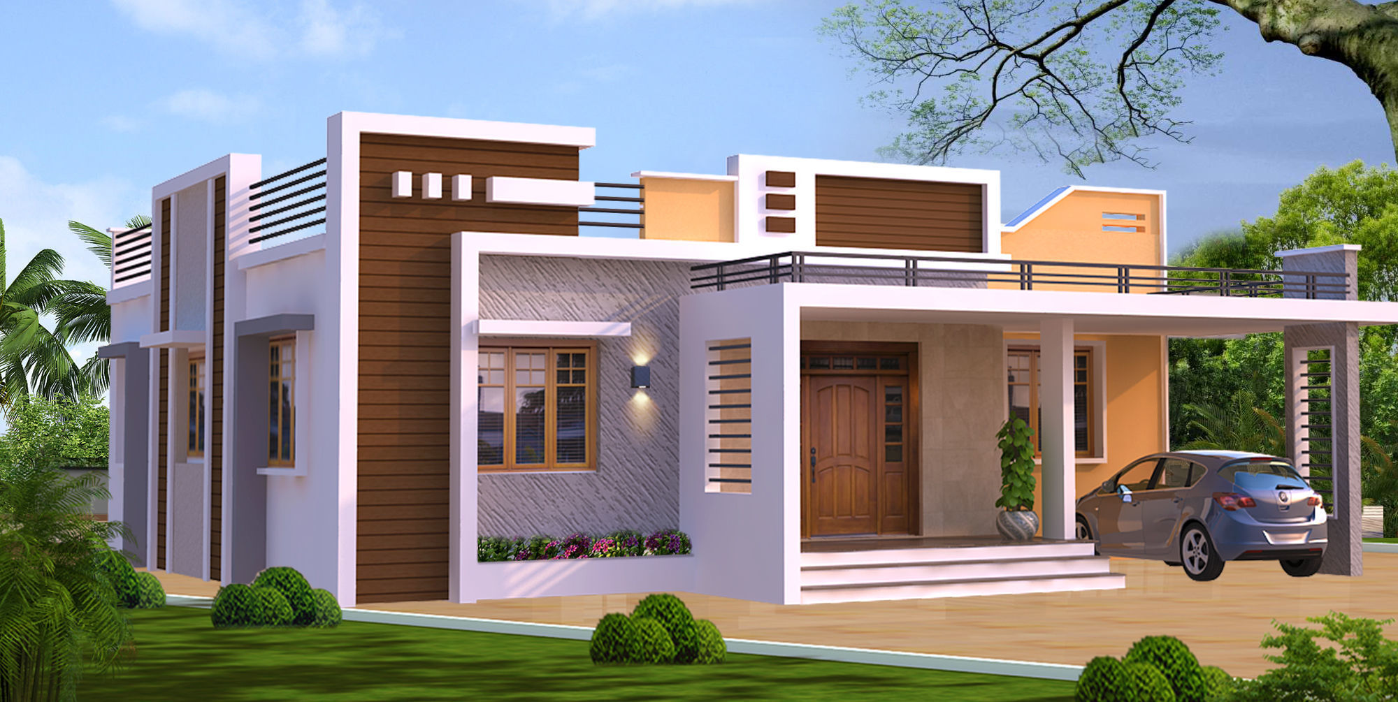 Realistic 3D Exterior House Model 3D model | CGTrader