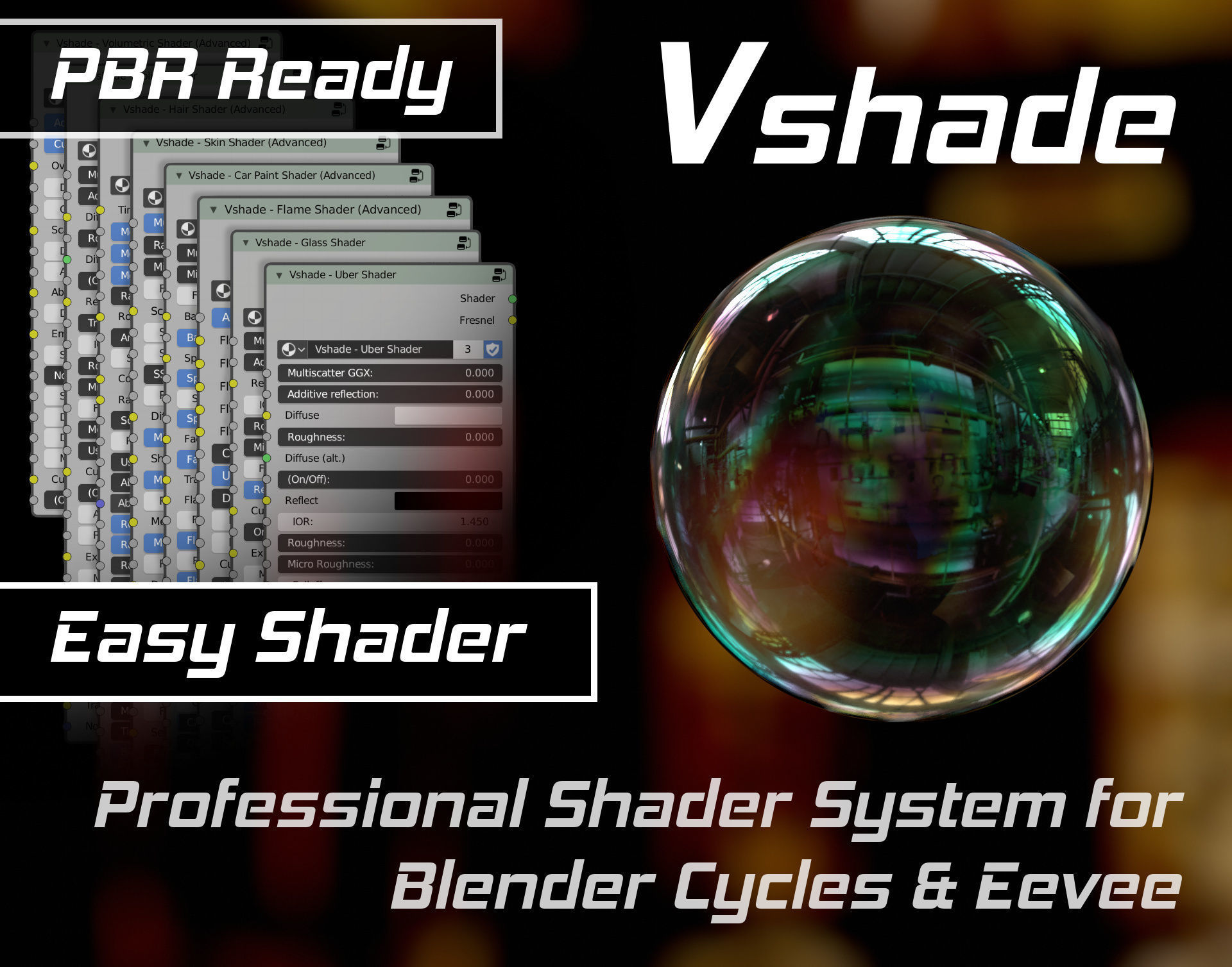 VSHADE Professional Shader System for Blender Cycles and Eevee 3D model ...