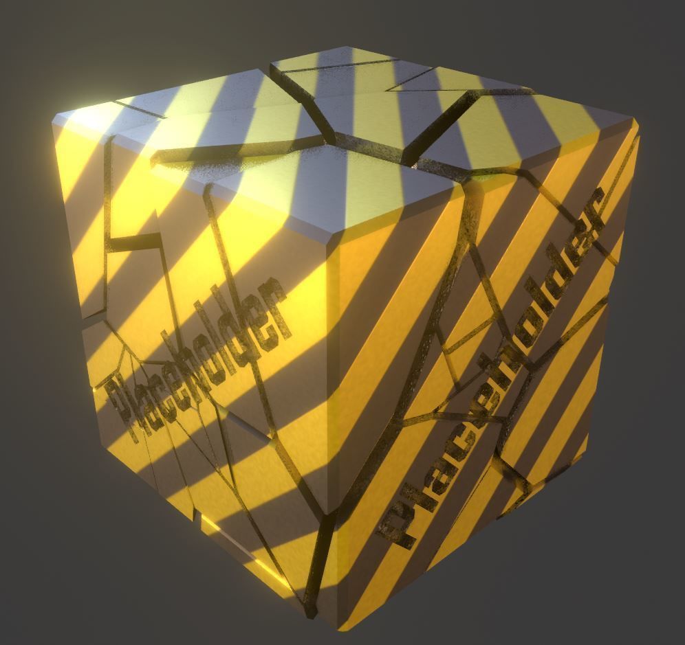 Placeholder Cube Version 1 free 3D model animated | CGTrader