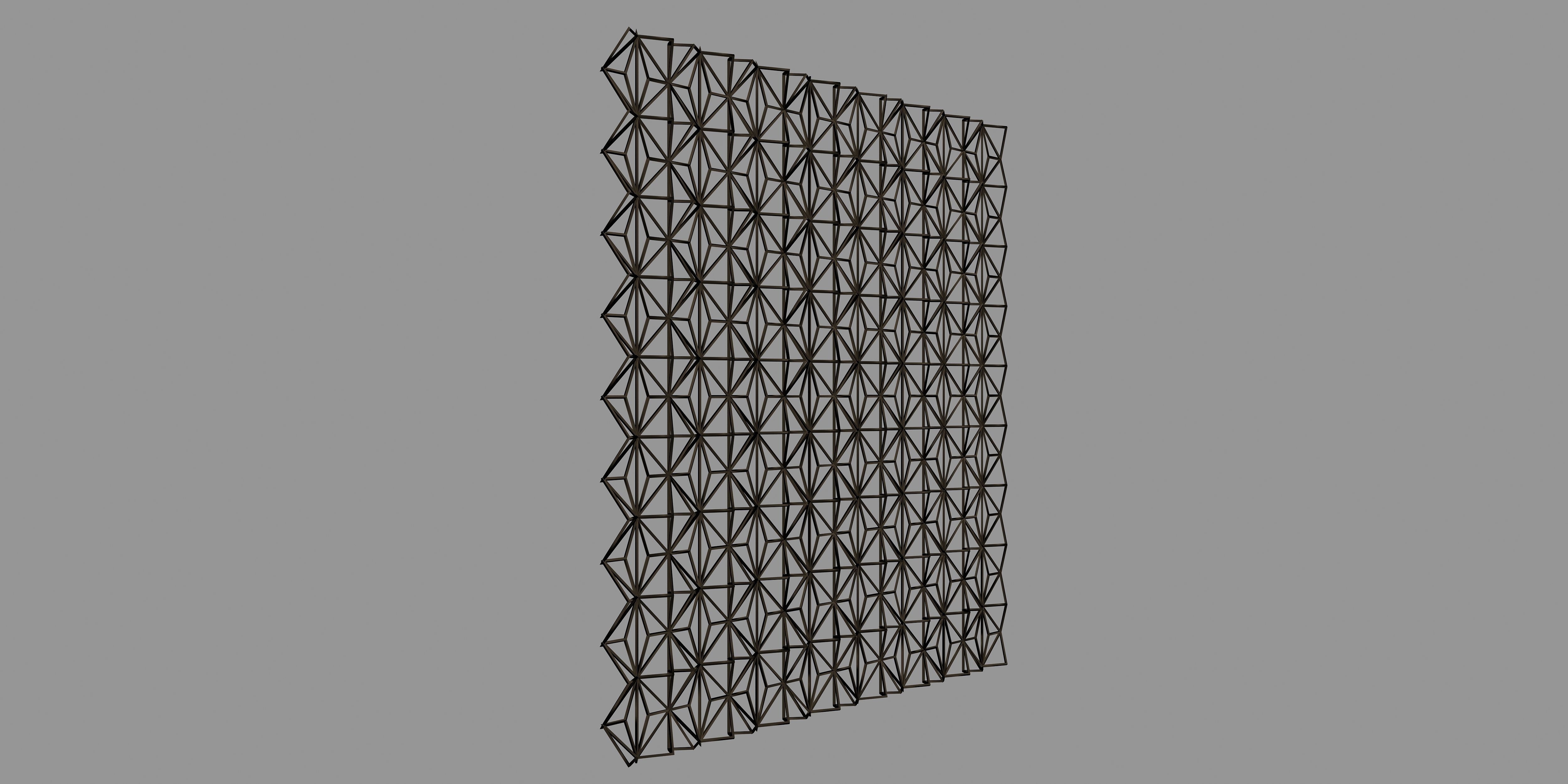 Geometric screen 3D model | CGTrader