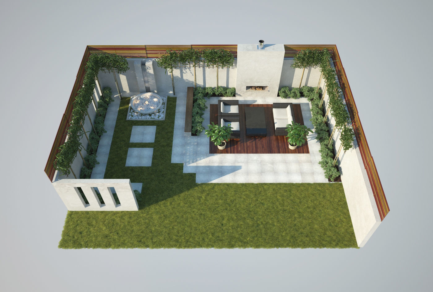 Landscape design 11 3D model MAX