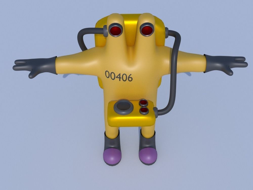3D model Low-Poly Monsters INC CDA agent alien monster 3D rigged model ...