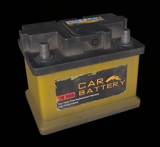3D model Car Battery VR / AR / low-poly | CGTrader