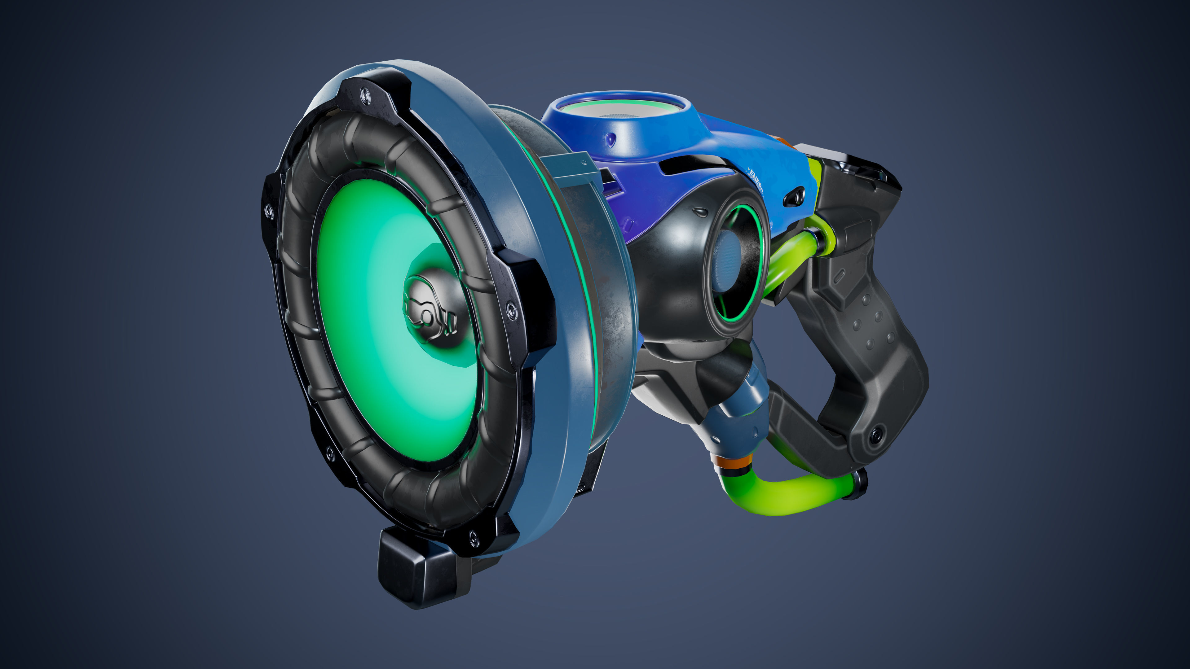 3D model Sound Gun game-ready VR / AR / low-poly | CGTrader