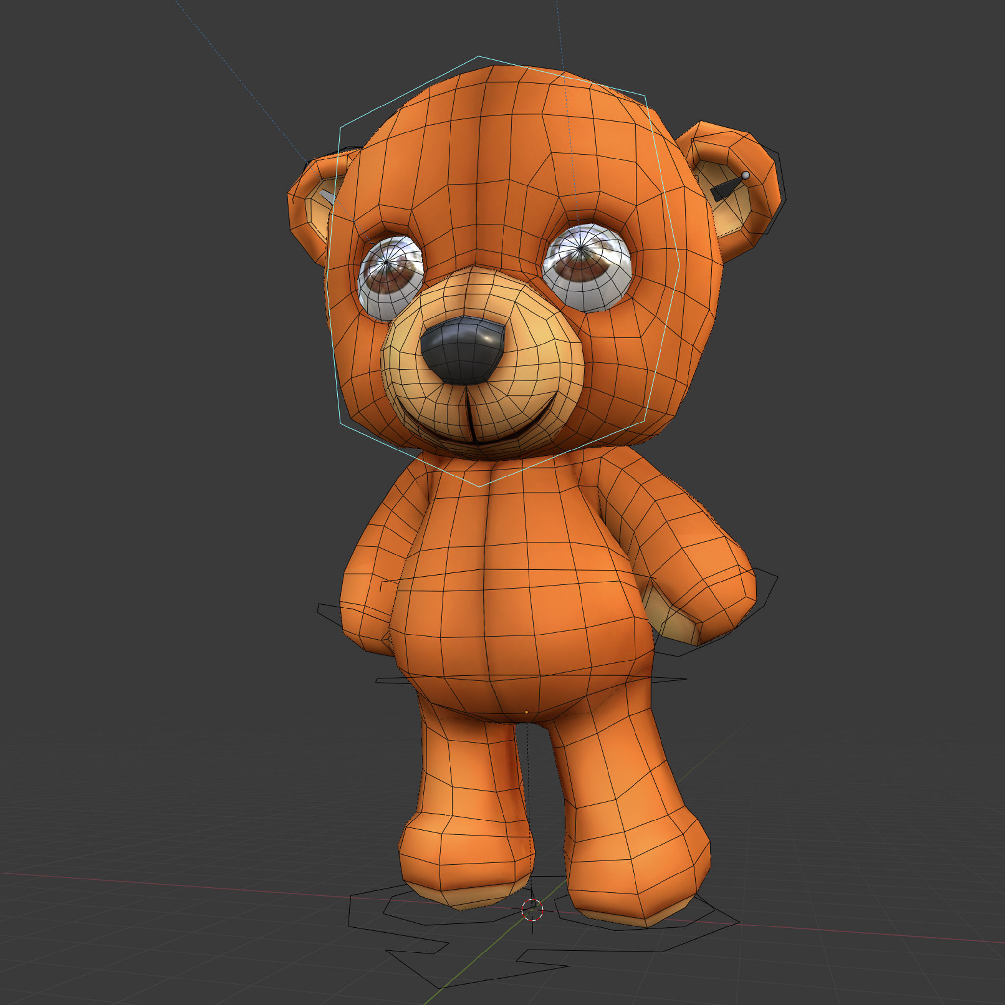 3D model Cute Teddy VR / AR / low-poly | CGTrader