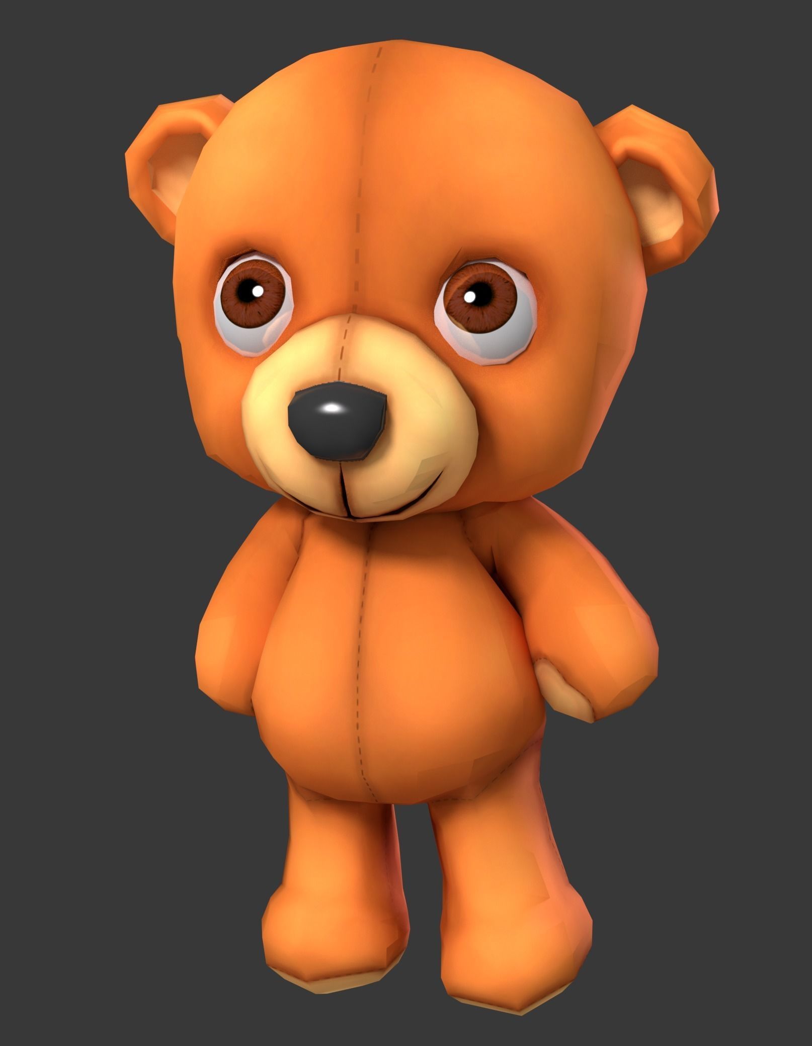 3D model Cute Teddy VR / AR / low-poly | CGTrader