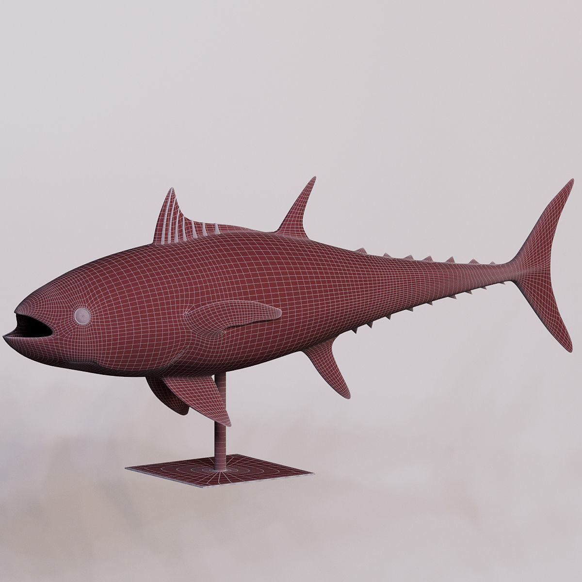 Phillips Collection Base Bluefin Tuna Fish 3D model | CGTrader
