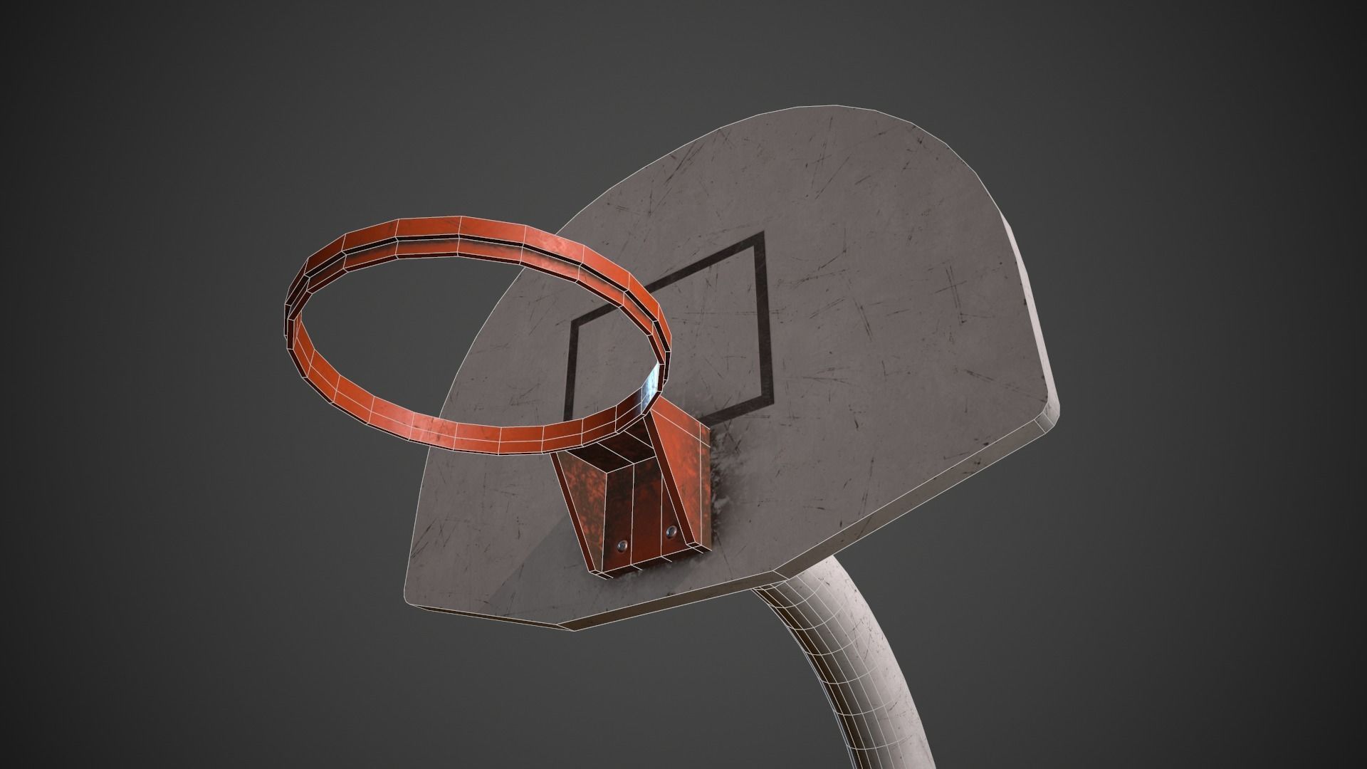 3D model Basketball Hoop VR / AR / low-poly | CGTrader