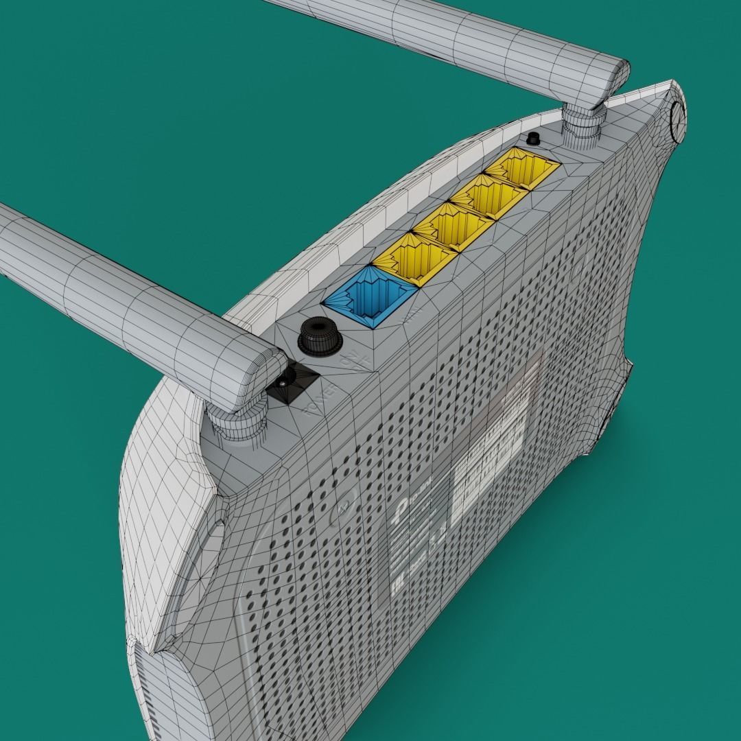 WiFi Router TP-Link 3D model | CGTrader