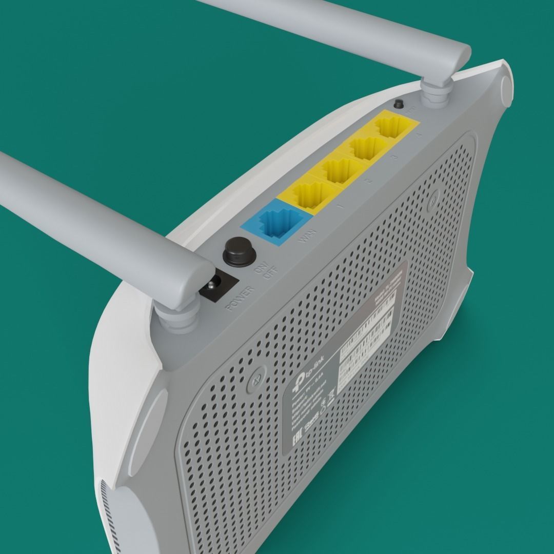 WiFi Router TP-Link 3D model | CGTrader