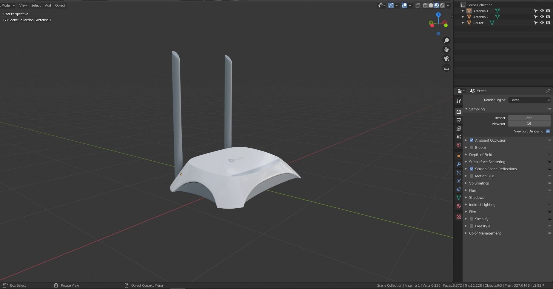 WiFi Router TP-Link 3D model | CGTrader