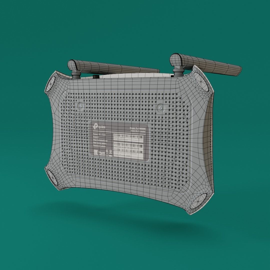 Wifi Router Tp Link 3d Model Cgtrader
