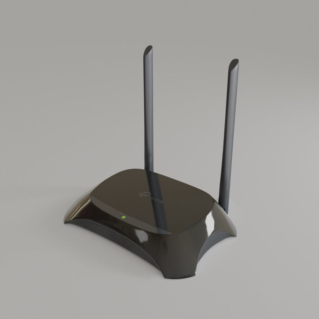 Wifi Router Tp Link 3d Model Cgtrader