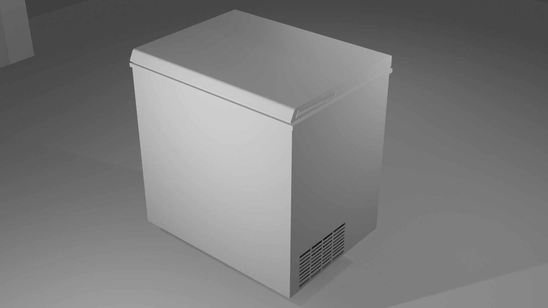 3D model Deep Freezer White- Low poly VR / AR / low-poly | CGTrader