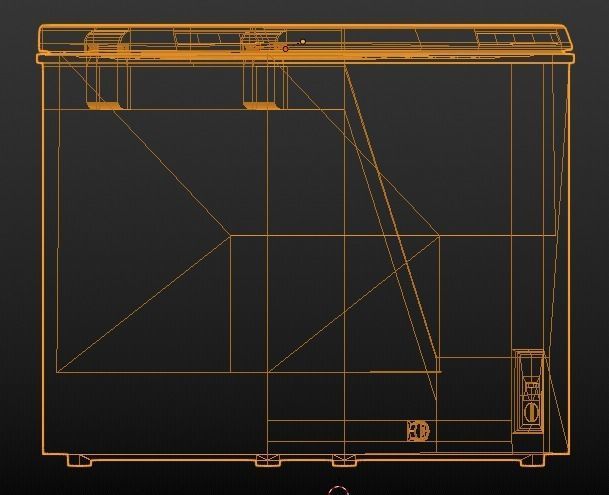 3D model Deep Freezer White- Low poly VR / AR / low-poly | CGTrader