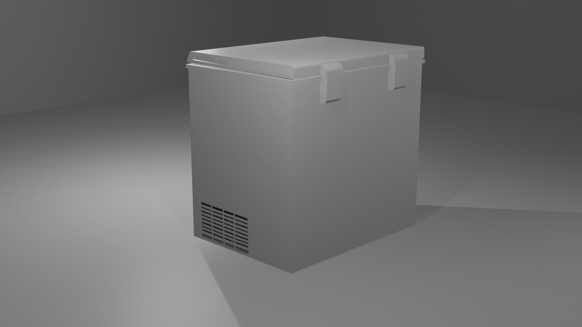 3D model Deep Freezer White- Low poly VR / AR / low-poly | CGTrader