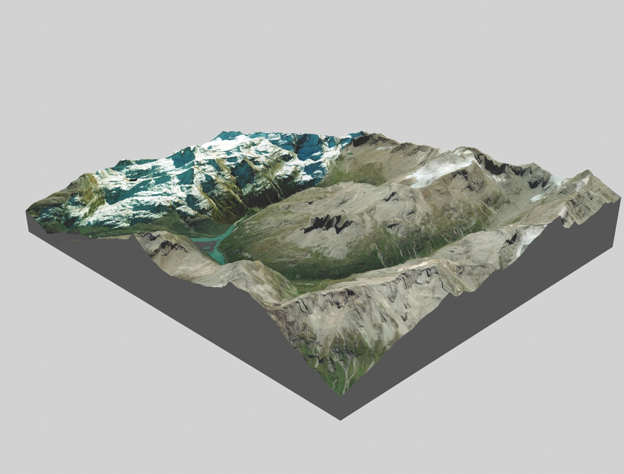 Mountain landscape 3D model | CGTrader