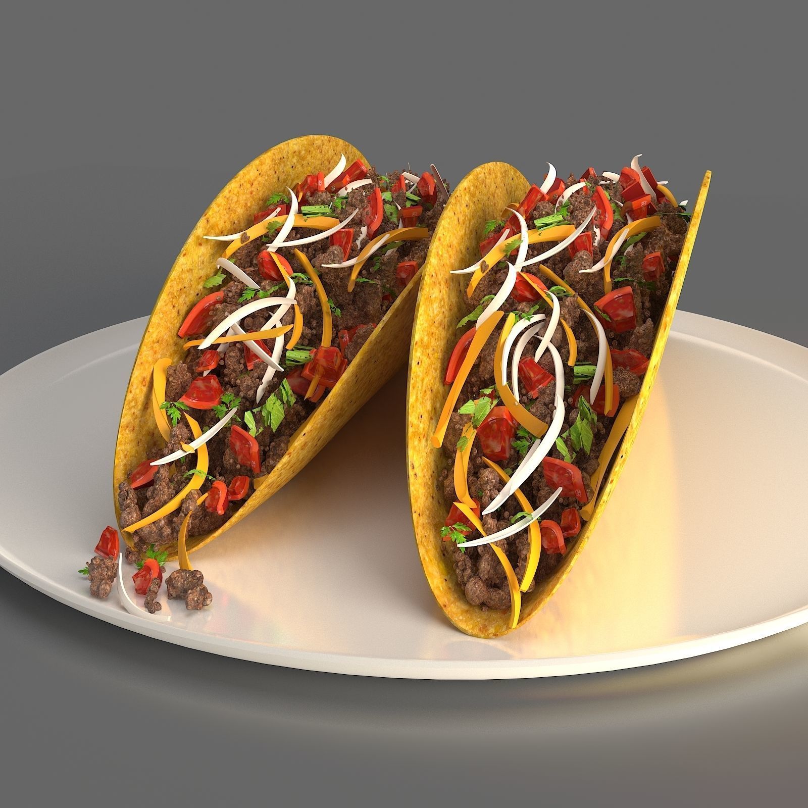 Taco Wraps 3D model | CGTrader