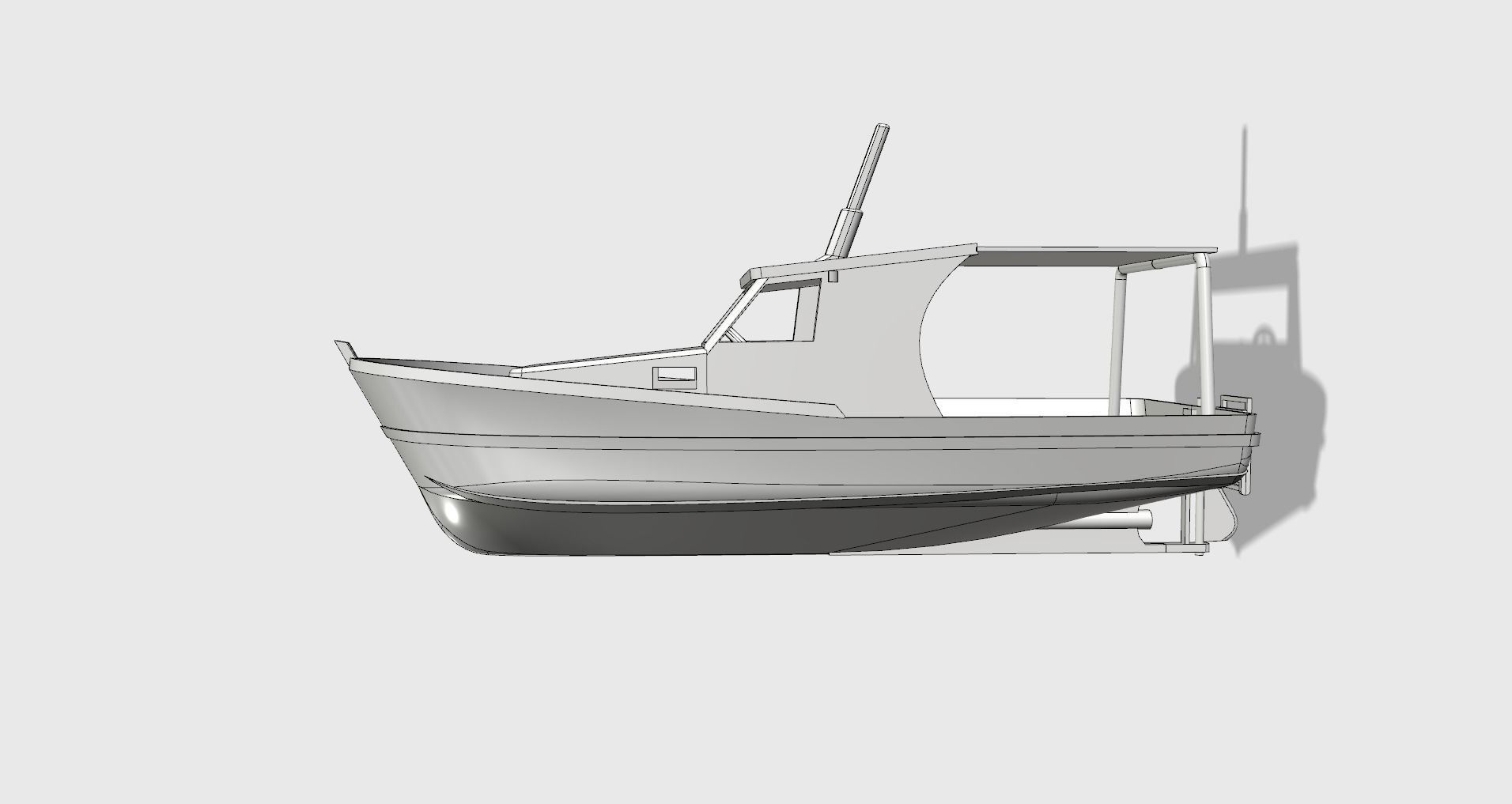 italian fishing boat 3D model 3D printable | CGTrader