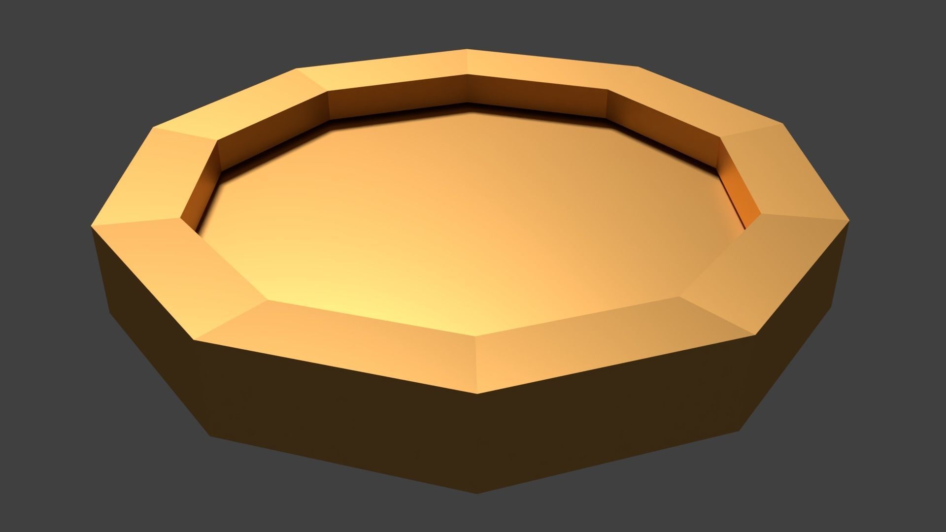 Low Poly Gold Coin free VR / AR / low-poly 3D model | CGTrader