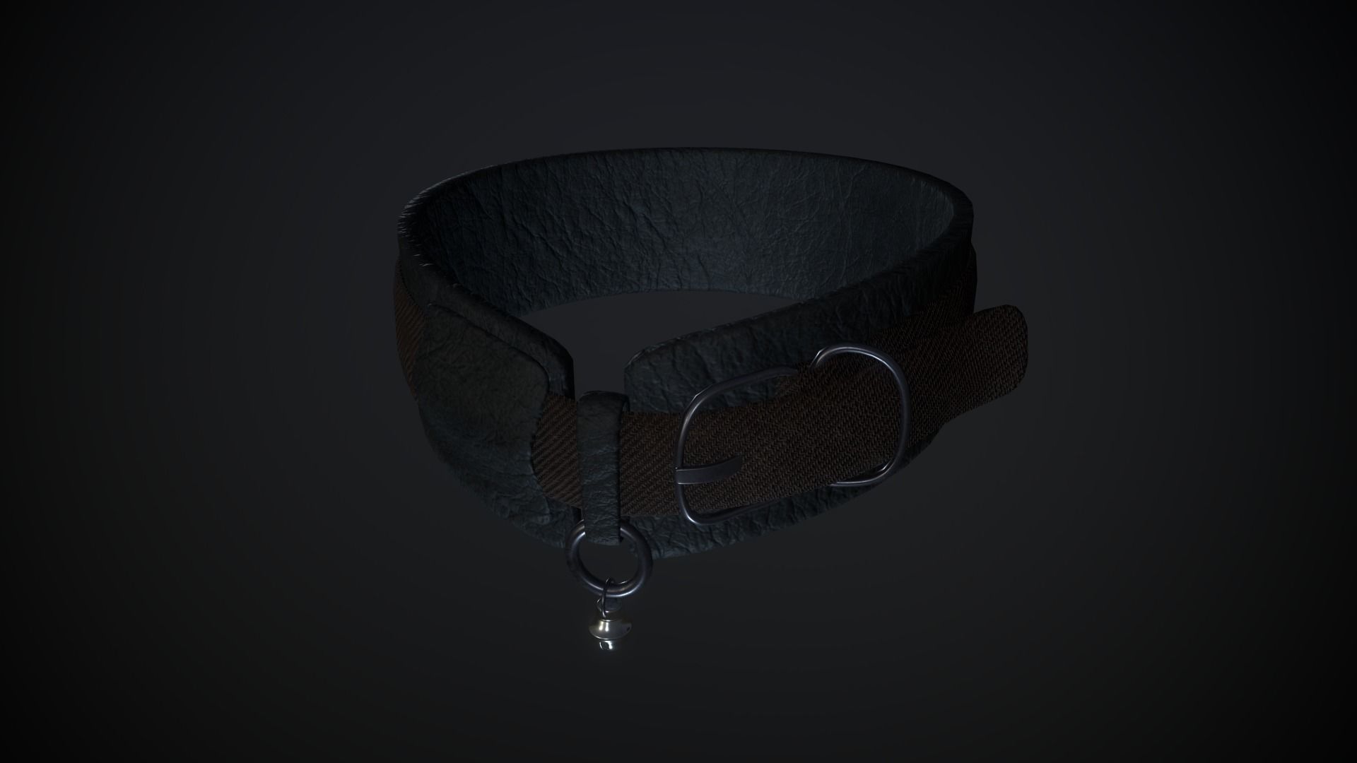 leather collar 3D model | CGTrader
