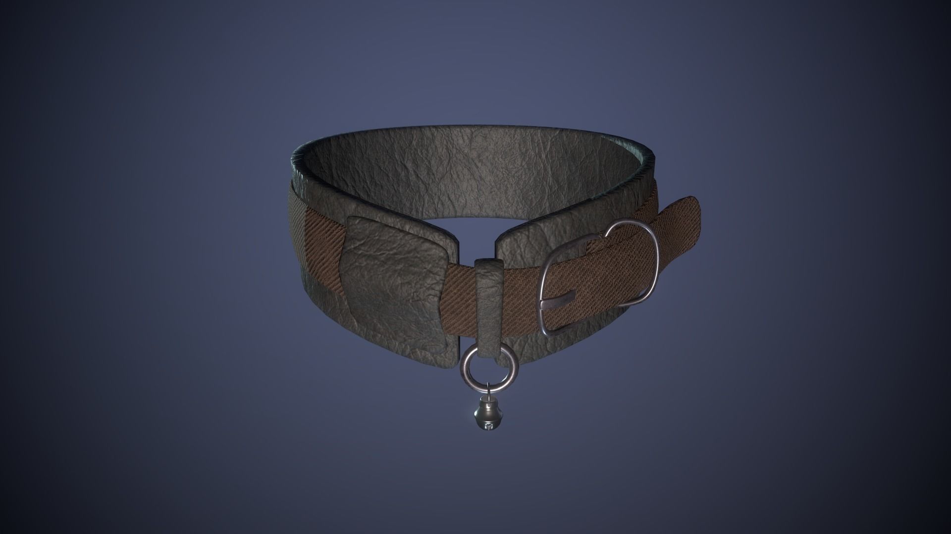 leather collar 3D model | CGTrader