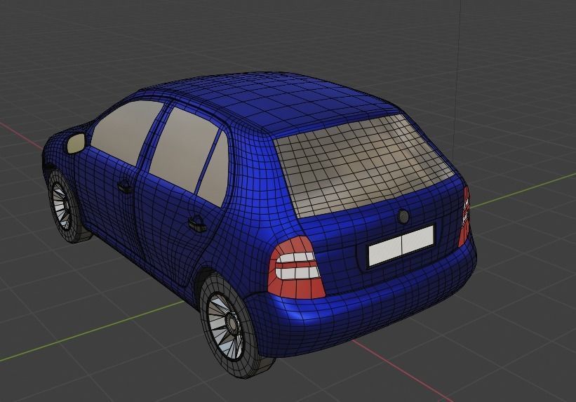 3D model Skoda Fabia MK1 VR / AR / low-poly | CGTrader