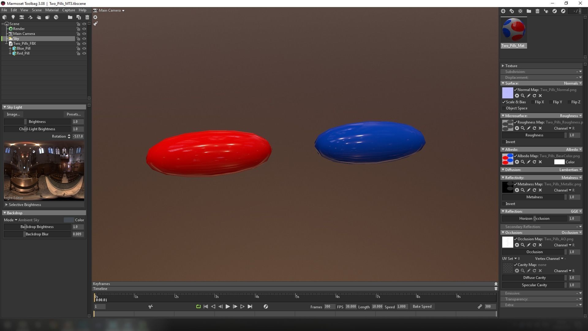 3D model Two Pills VR / AR / low-poly | CGTrader