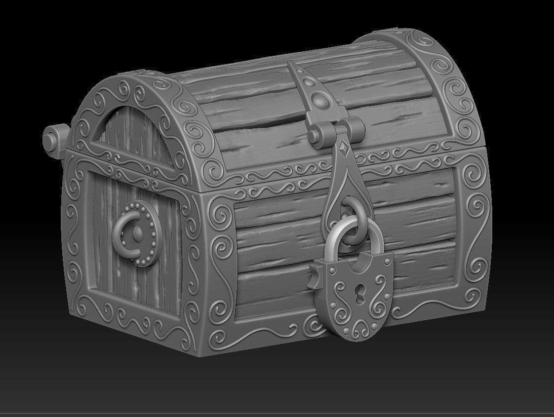 magic chest 3d print 3D model 3D printable | CGTrader
