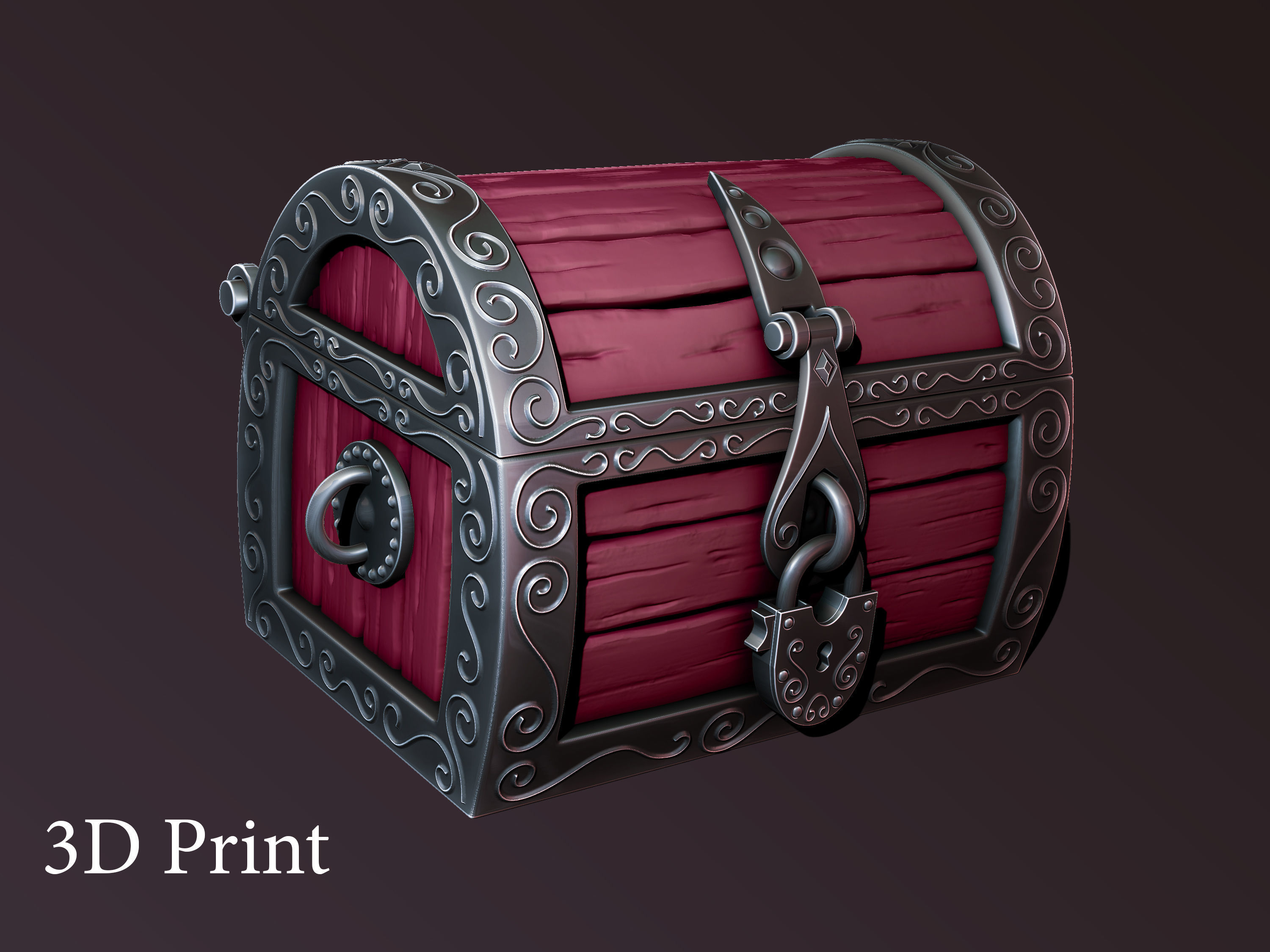 magic chest 3d print 3D model 3D printable | CGTrader