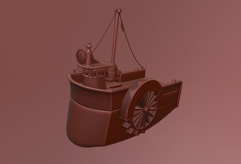 3D model Cartoon ship - boat VR / AR / low-poly | CGTrader