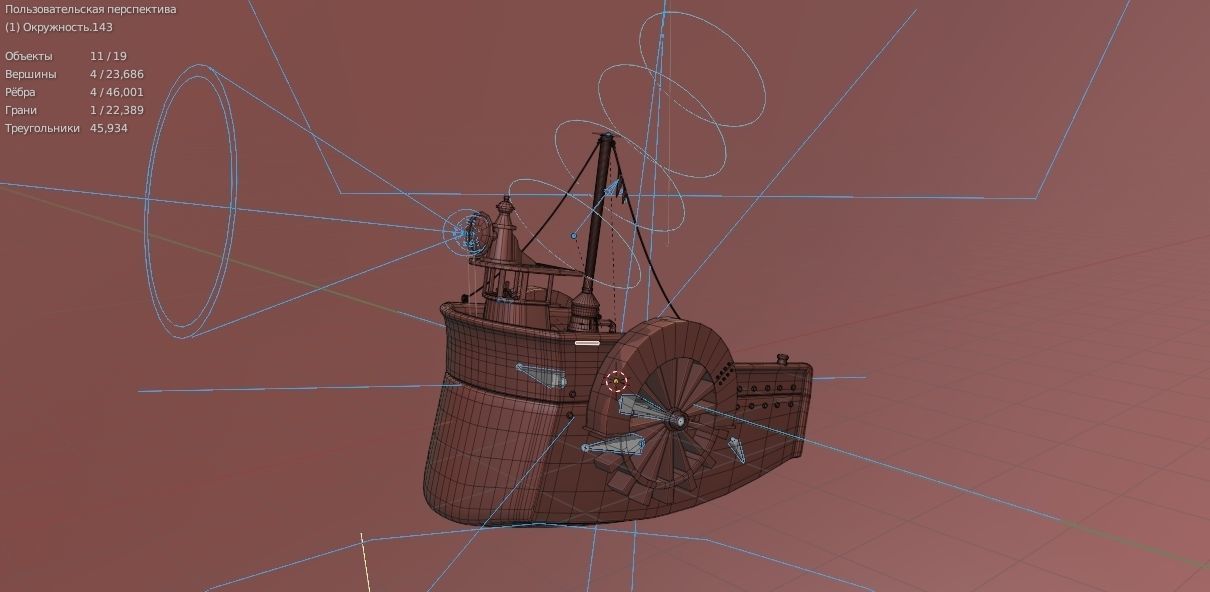 3D model Cartoon ship - boat VR / AR / low-poly | CGTrader