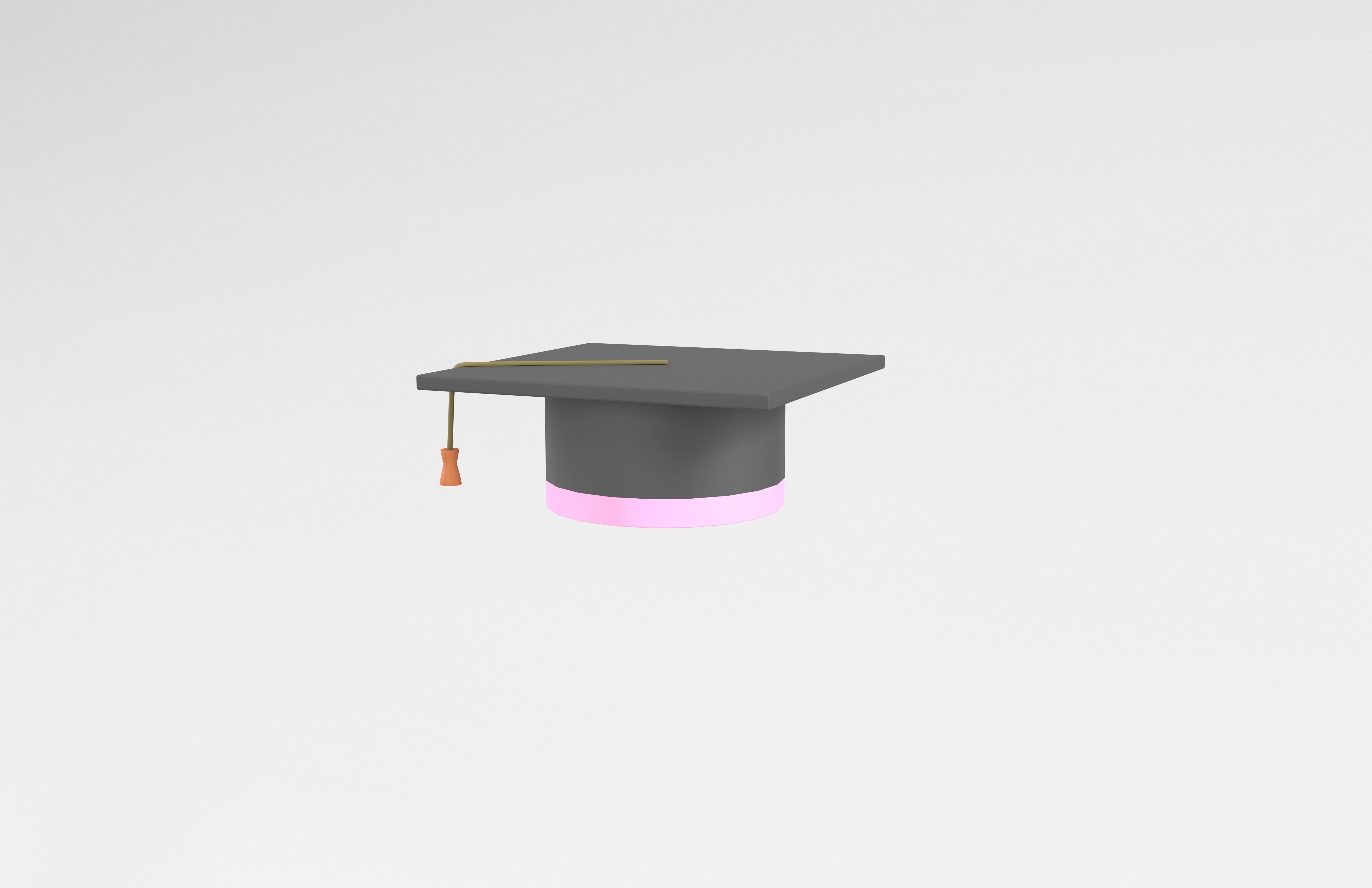 3D model Graduation Hat v1 005 VR / AR / low-poly | CGTrader