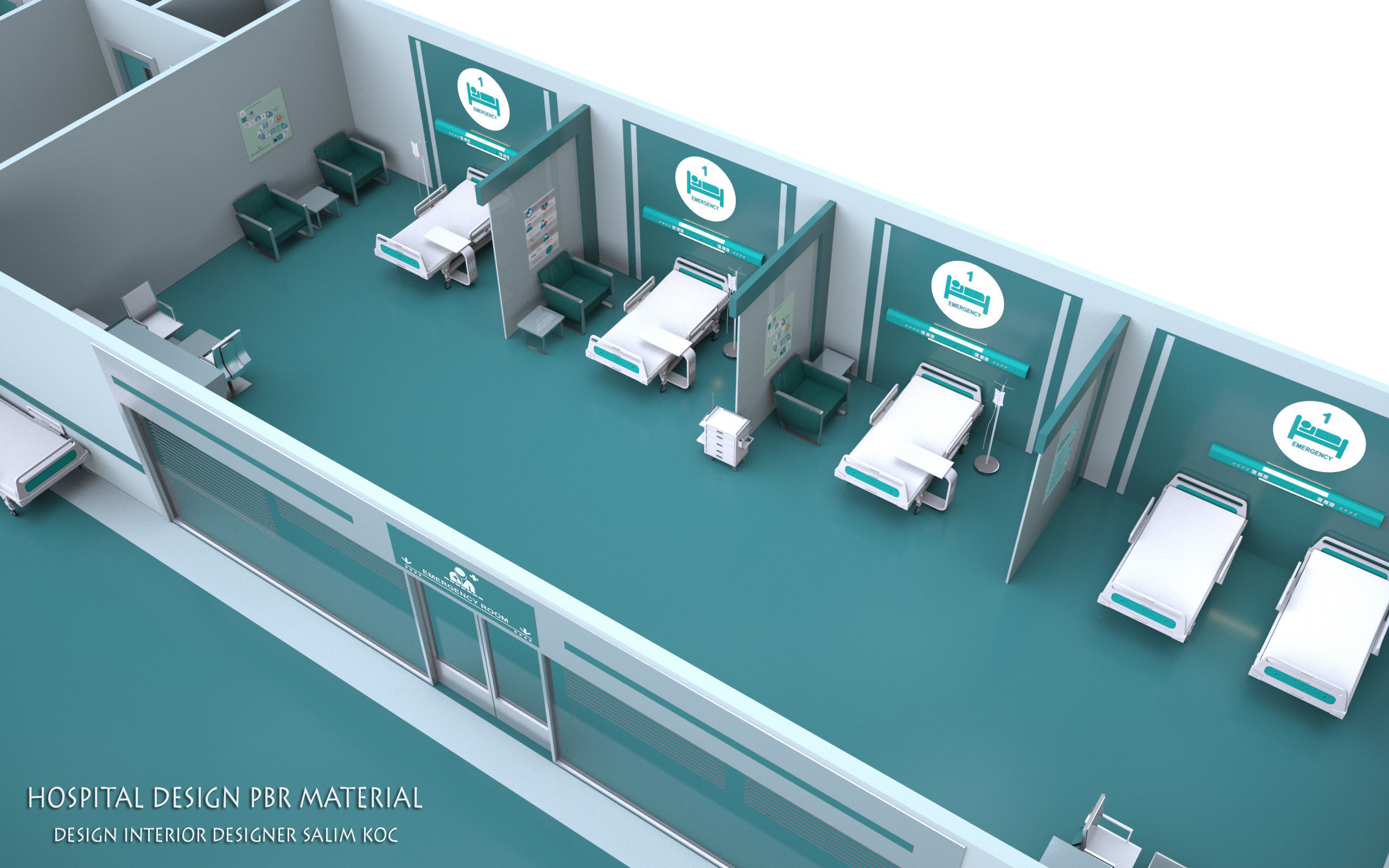 Hospital 3d model floor plan 3D model | CGTrader