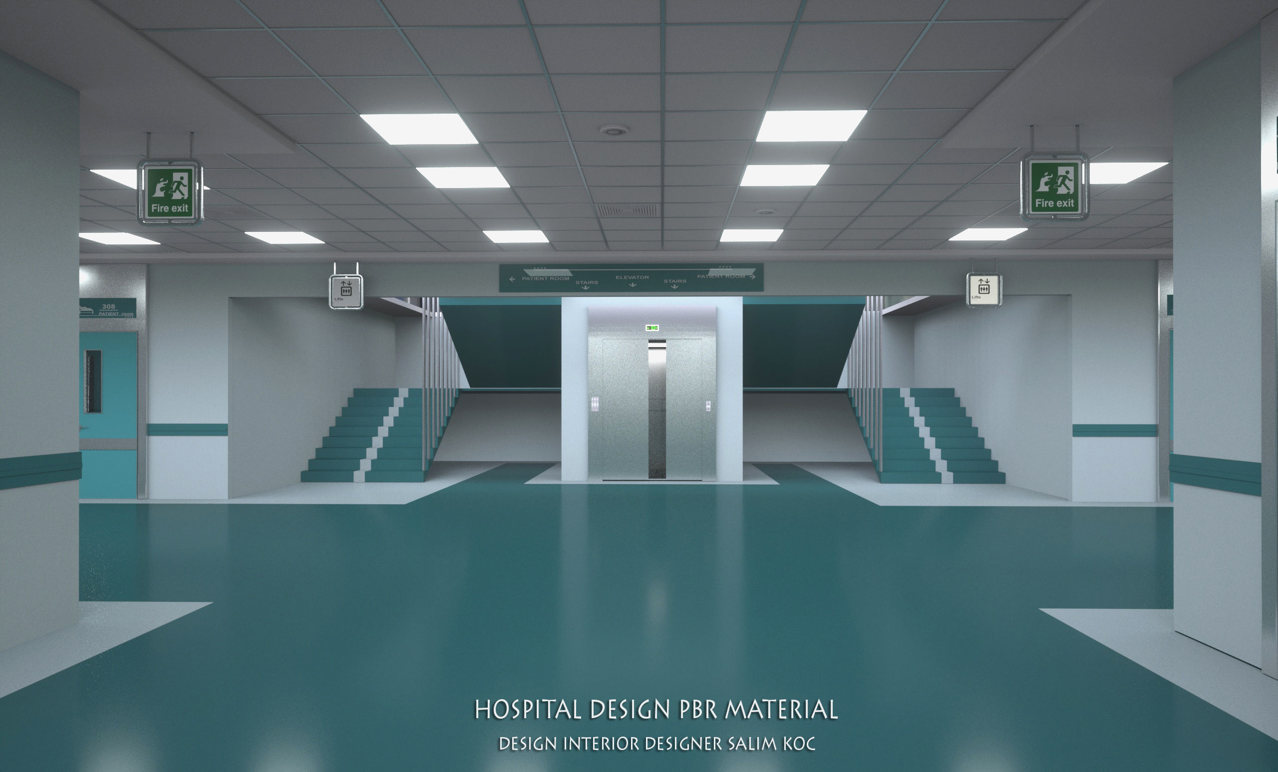 Hospital 3d model floor plan 3D model | CGTrader