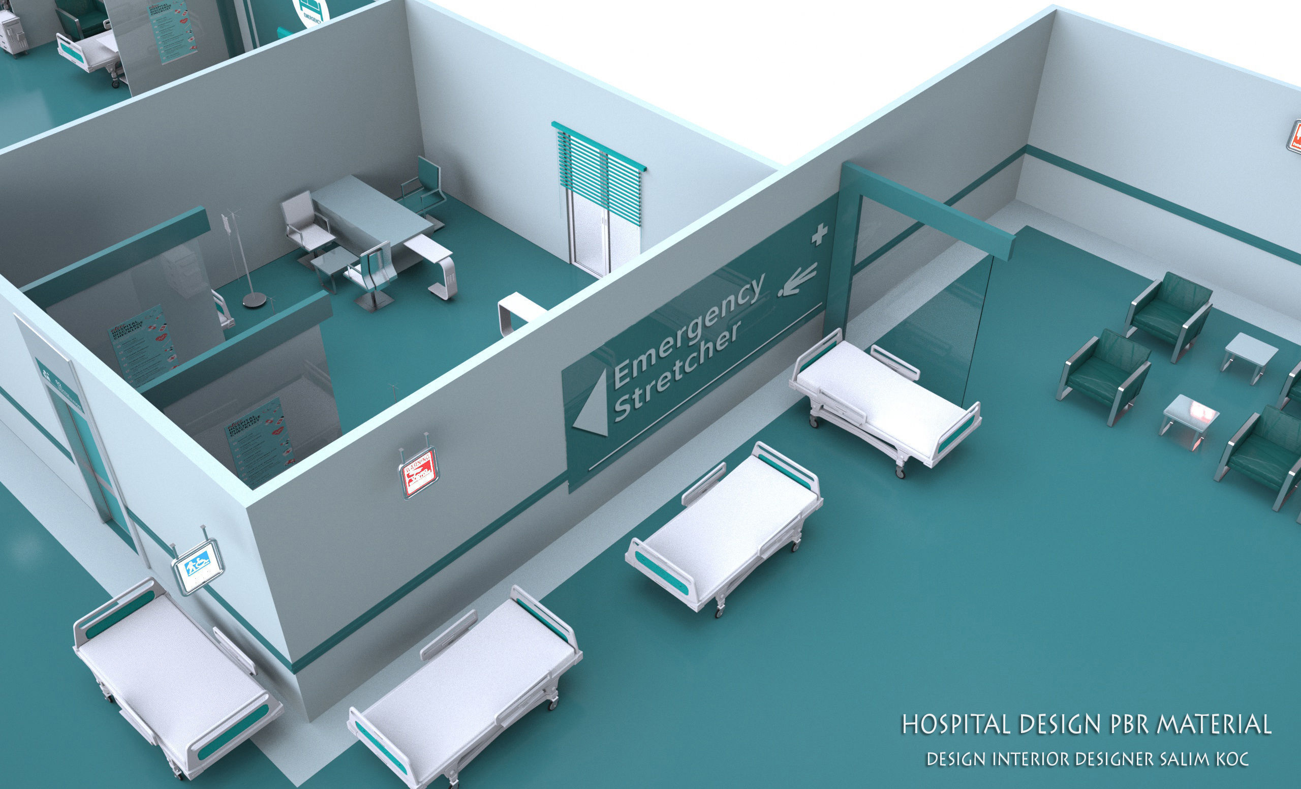 Hospital 3d model floor plan 3D model | CGTrader