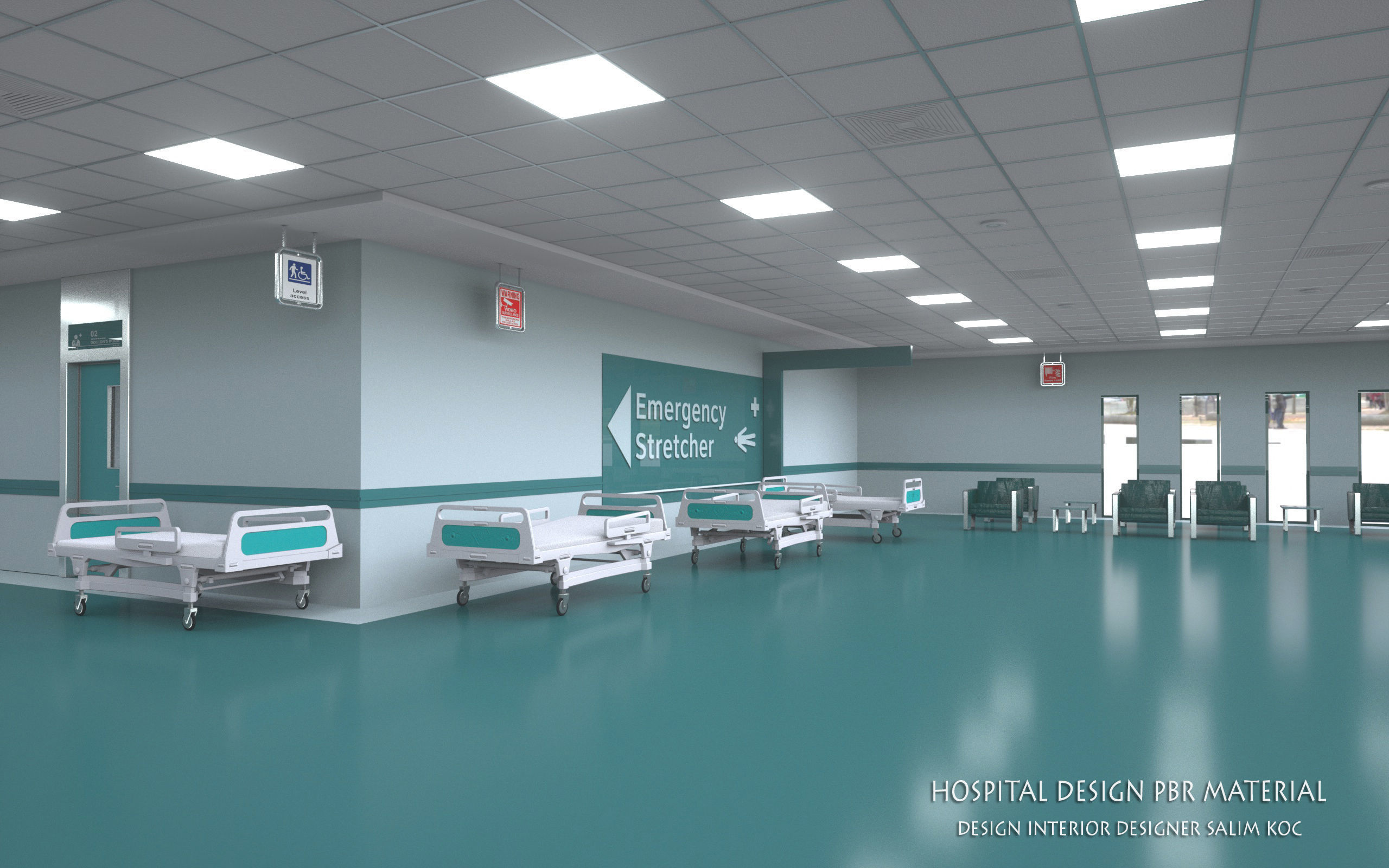 Hospital 3d model floor plan 3D model | CGTrader