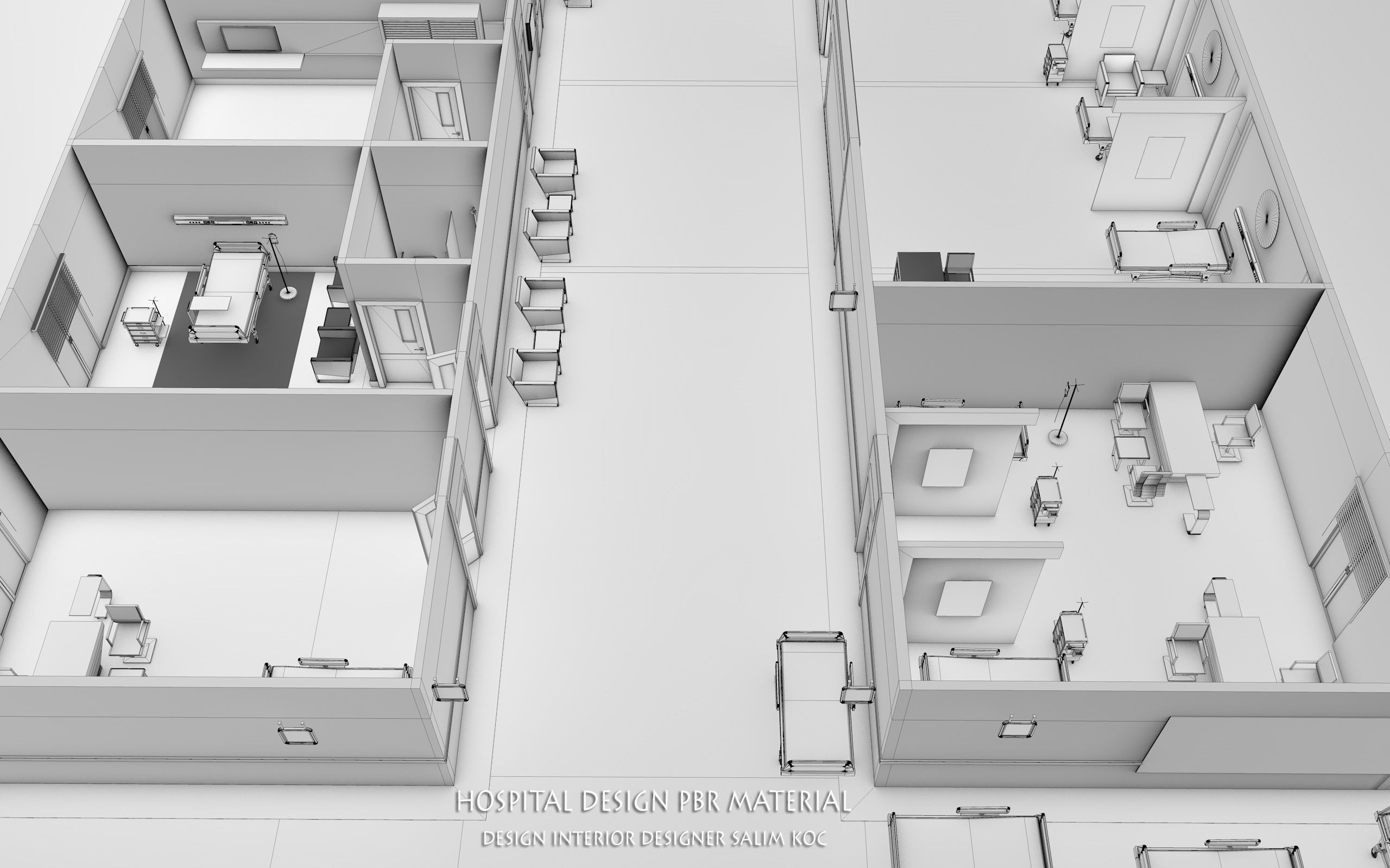 Hospital 3d model floor plan 3D model | CGTrader