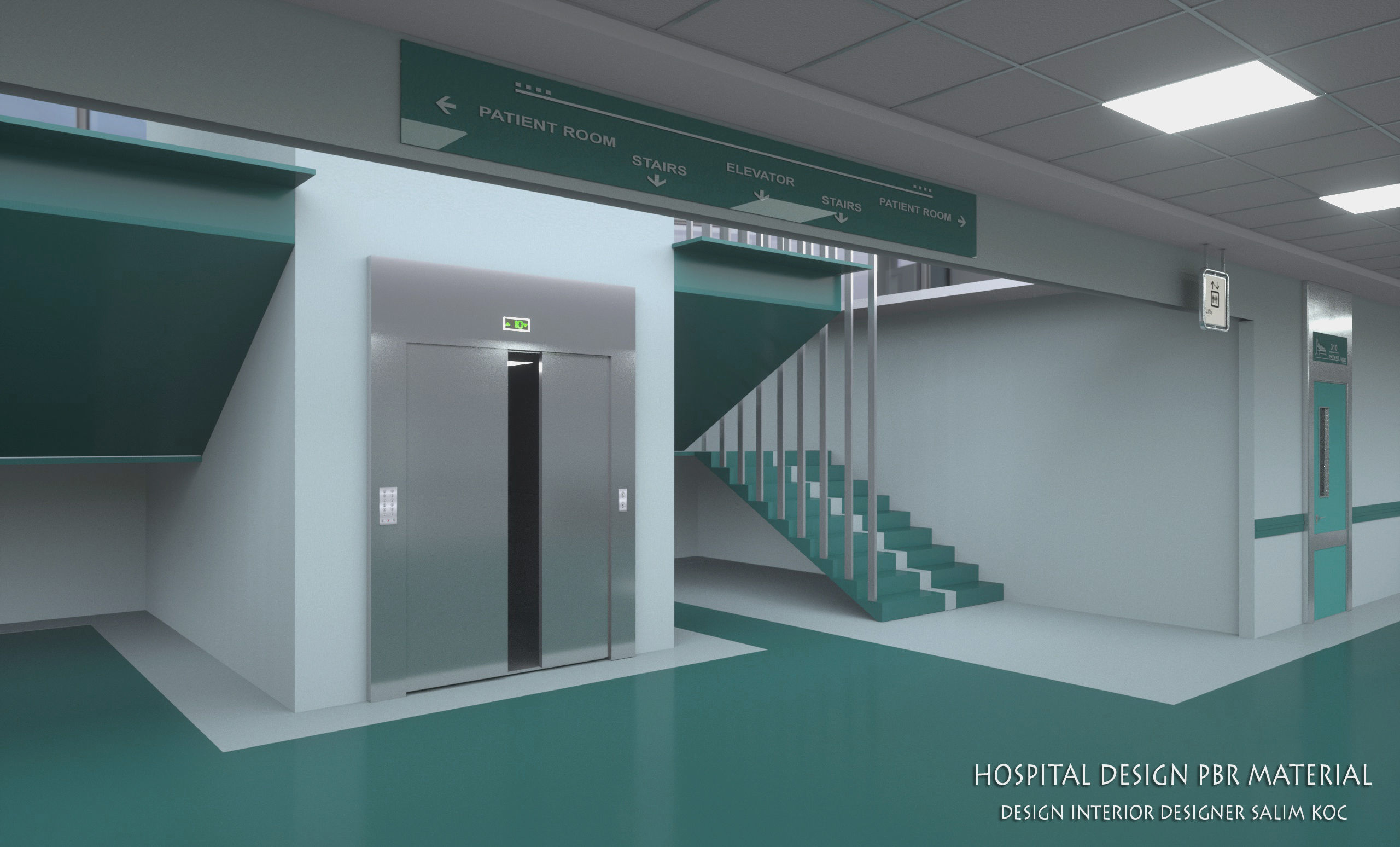 Hospital 3d model floor plan 3D model | CGTrader