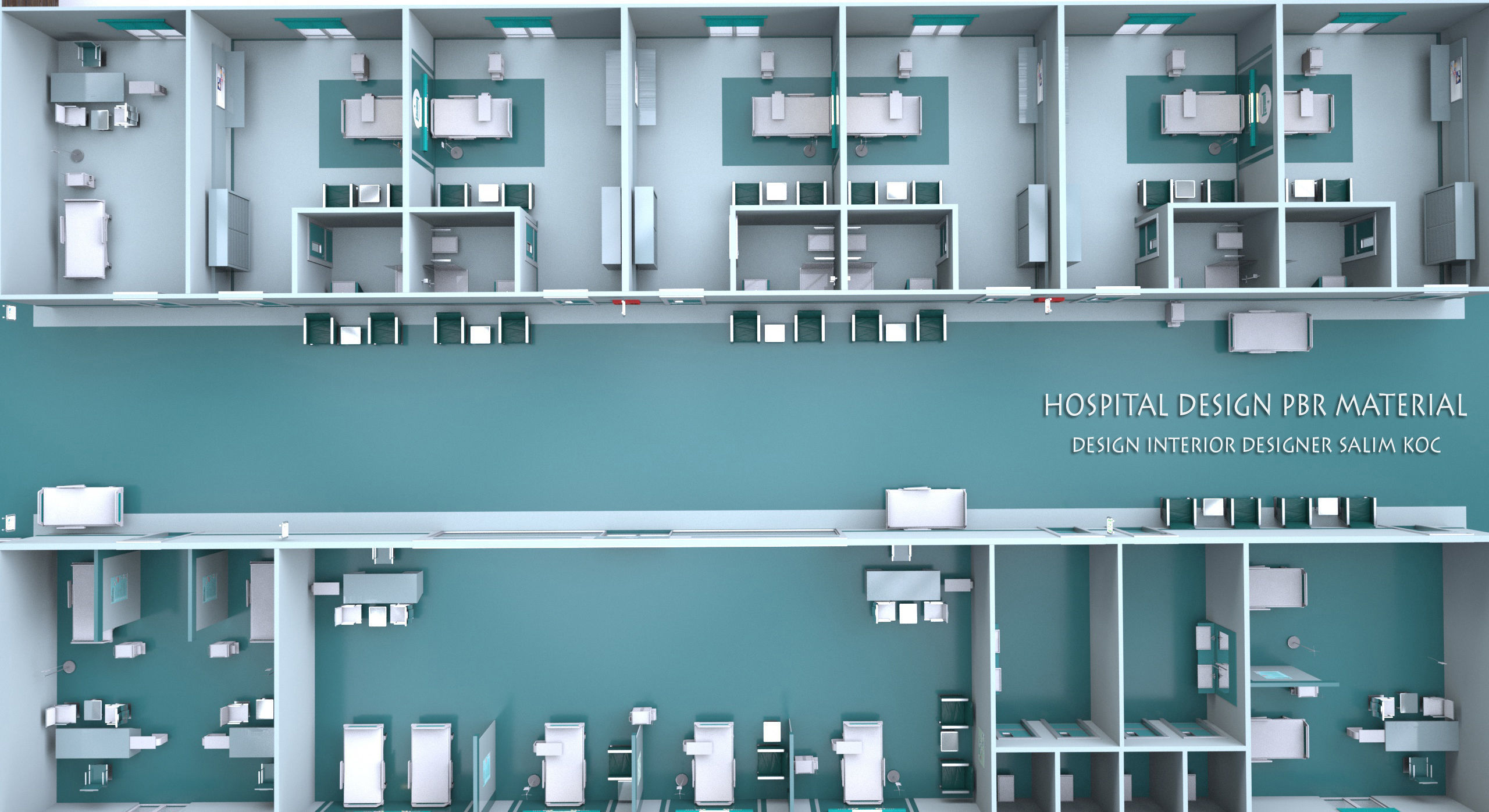 Hospital 3d model floor plan 3D model | CGTrader