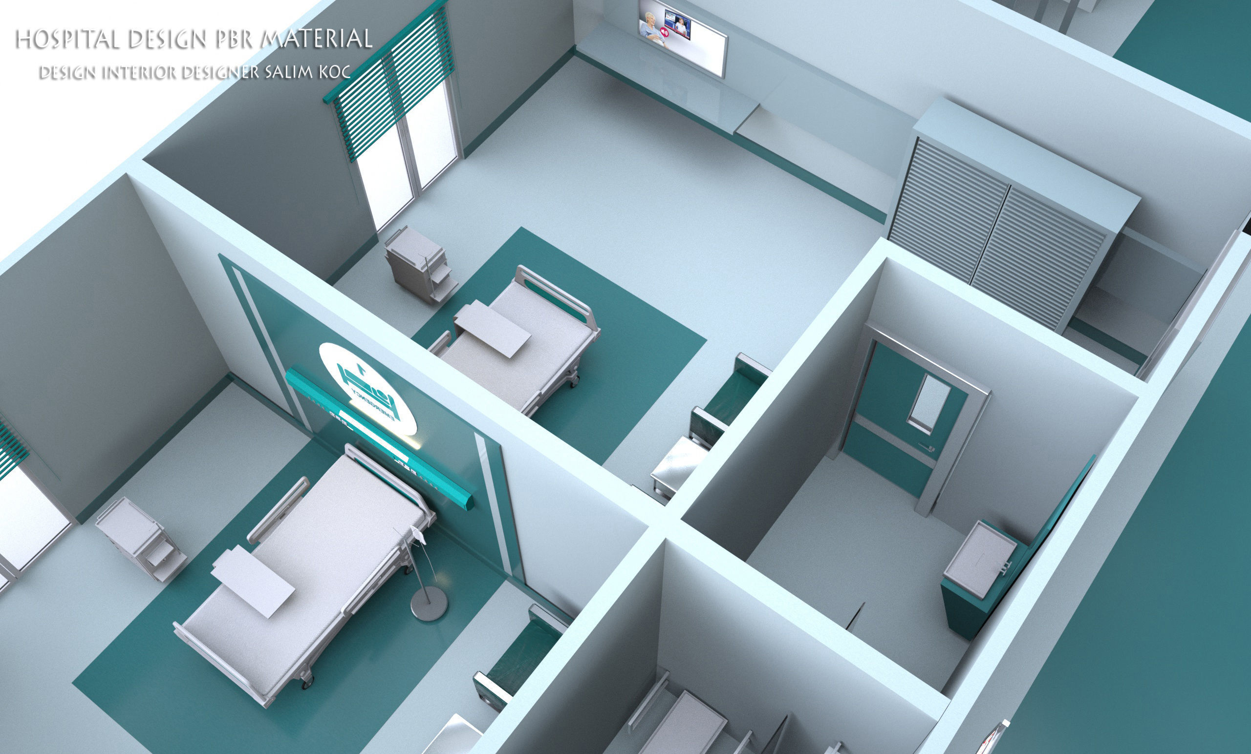 Hospital 3d model floor plan 3D model | CGTrader