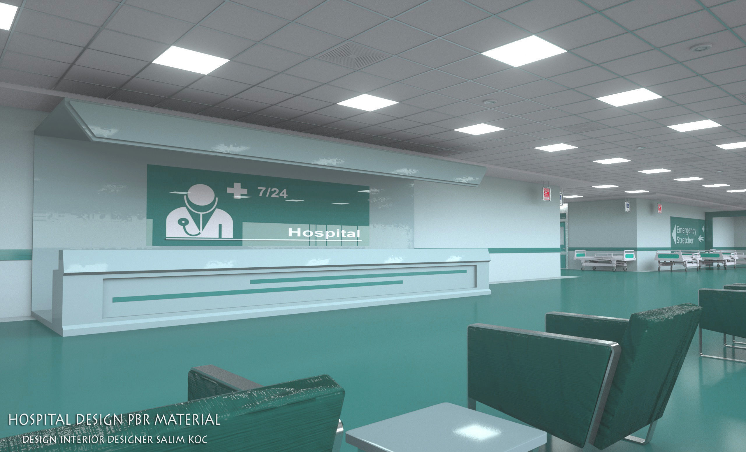 Hospital 3d model floor plan 3D model | CGTrader