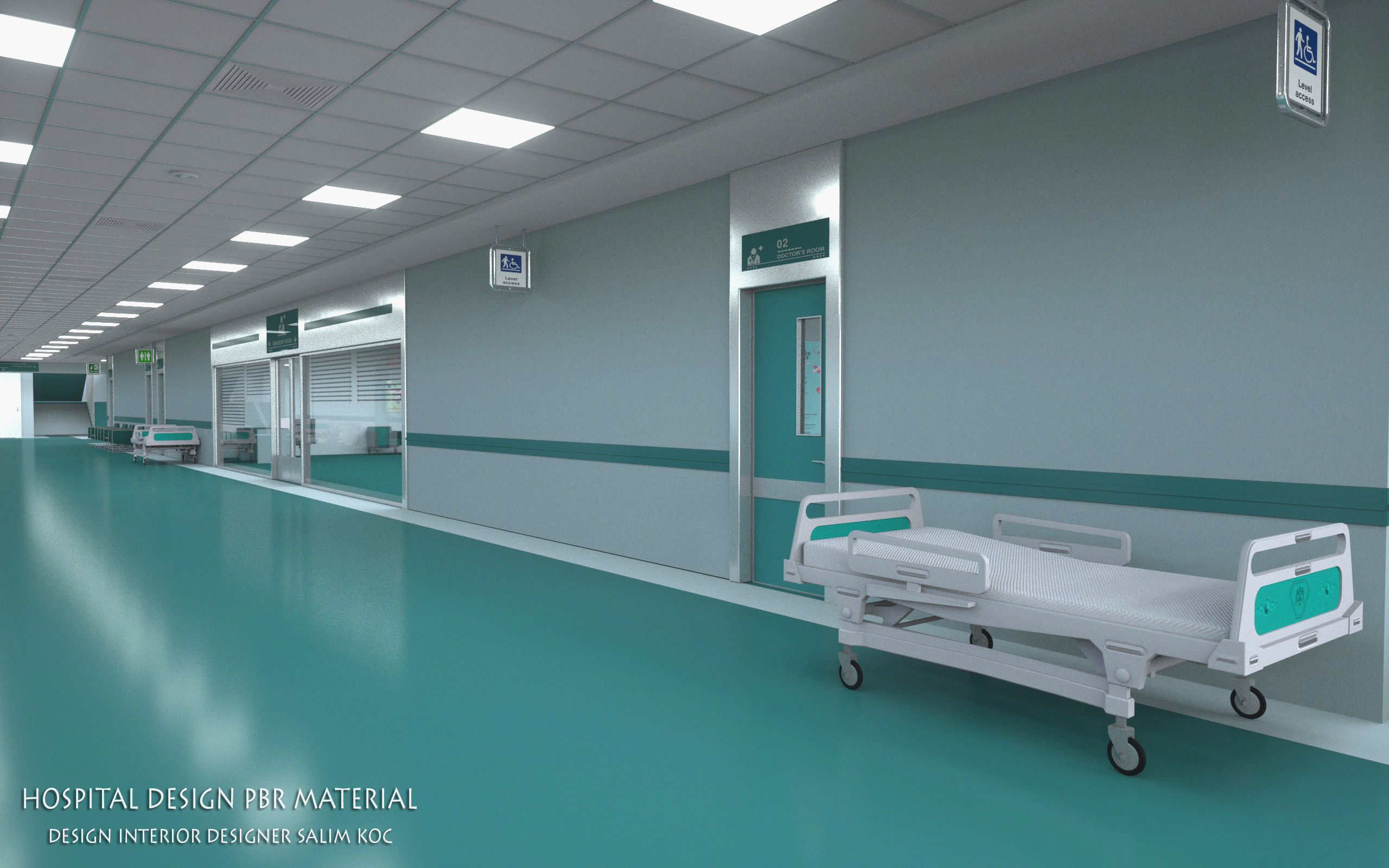 Hospital 3d model floor plan 3D model | CGTrader