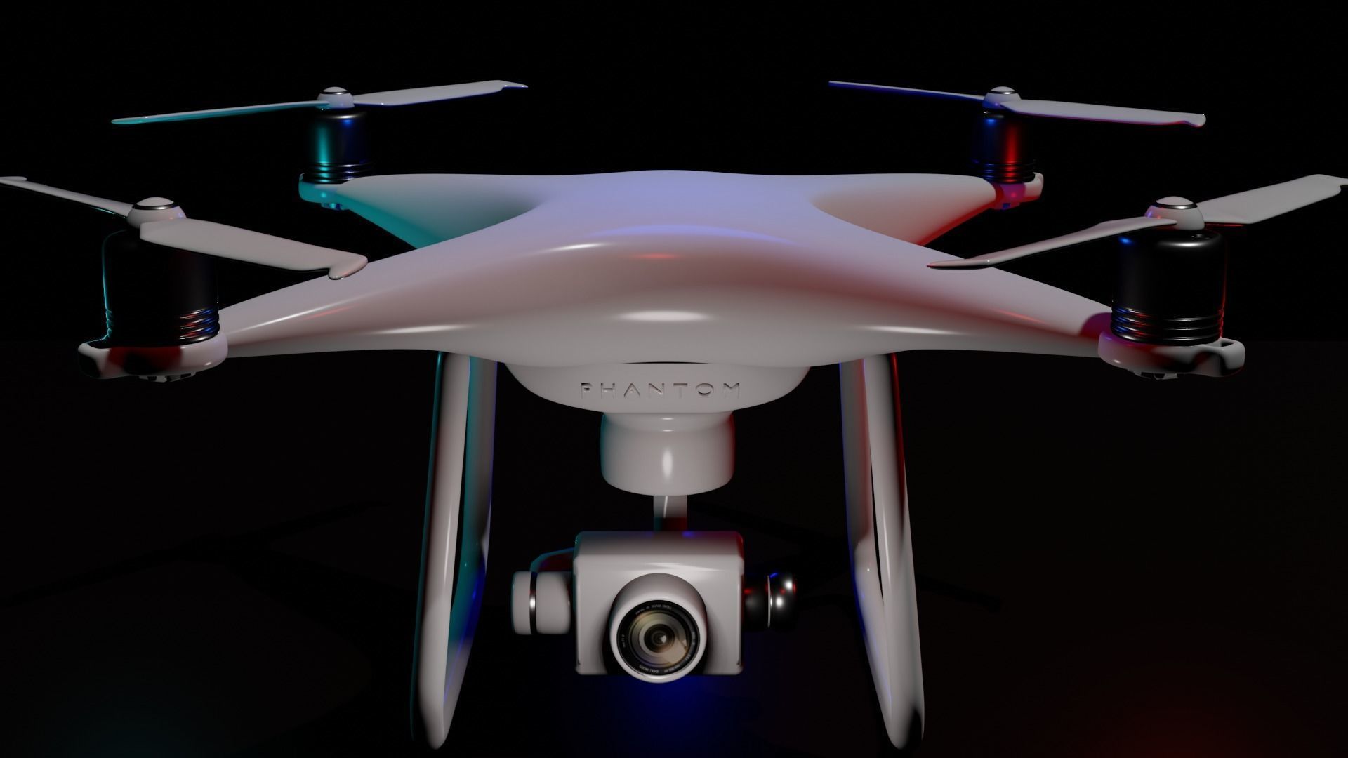 DJI Phantom 4 Pro 3D model | CGTrader