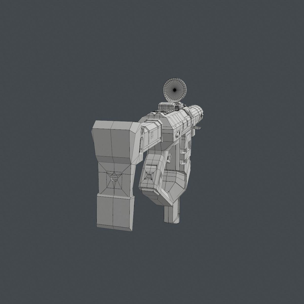 3D model Sci-Fi MP5 Styled Gun VR / AR / low-poly | CGTrader