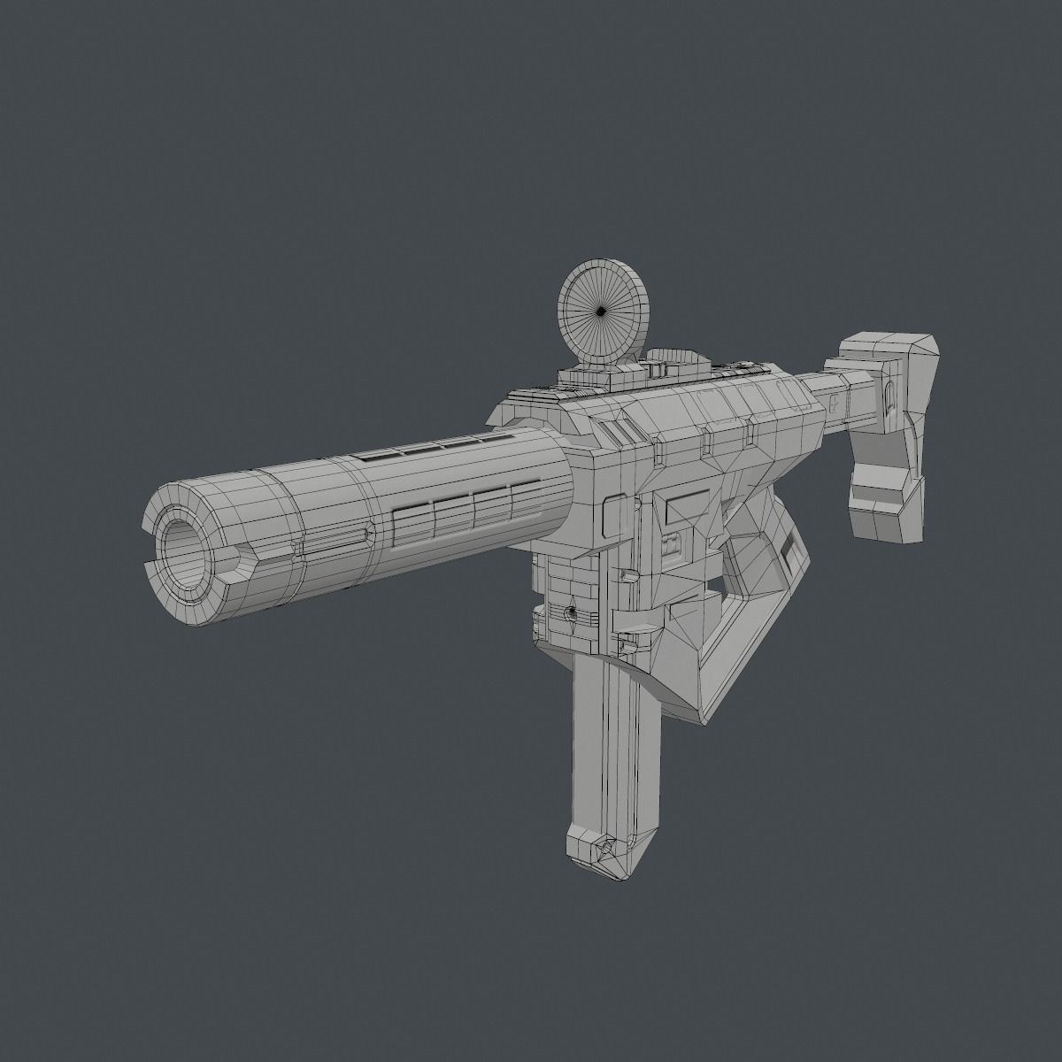 3D model Sci-Fi MP5 Styled Gun VR / AR / low-poly | CGTrader