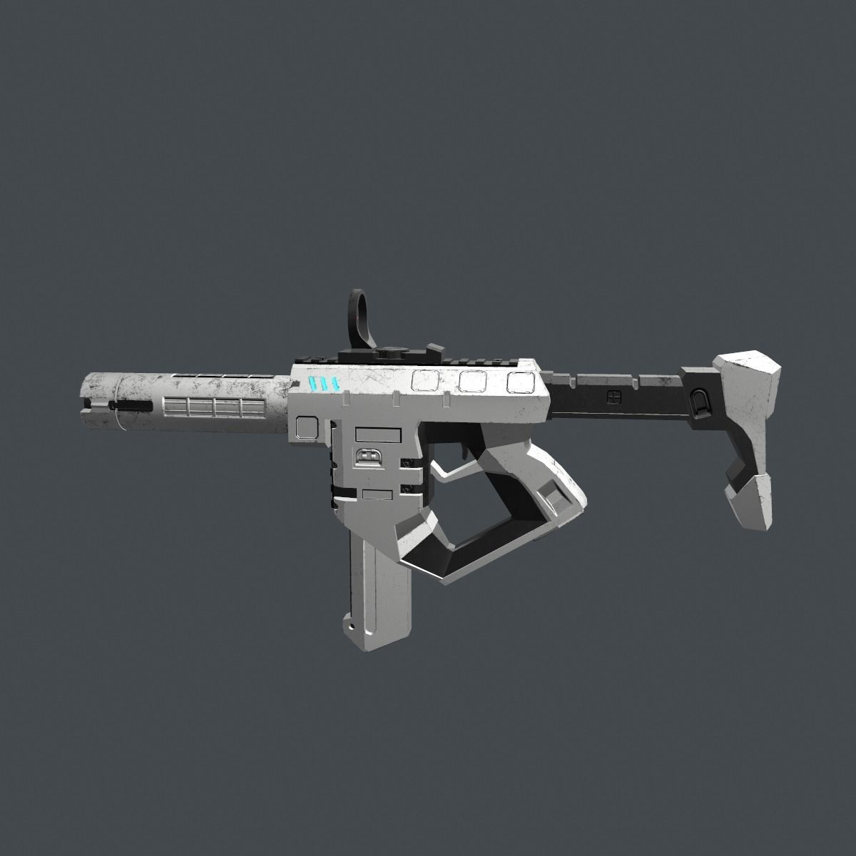 3D model Sci-Fi MP5 Styled Gun VR / AR / low-poly | CGTrader