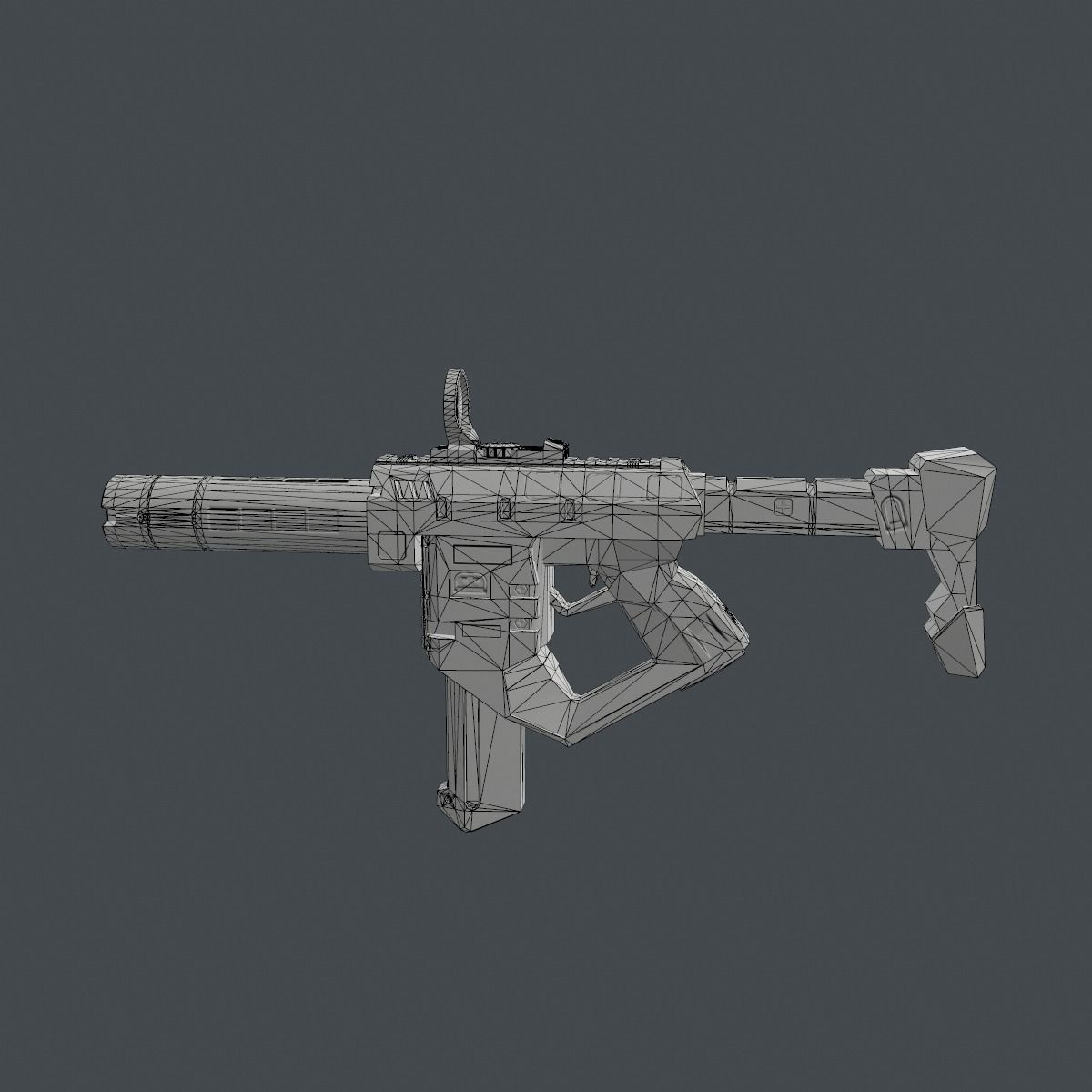 3D model Sci-Fi MP5 Styled Gun VR / AR / low-poly | CGTrader