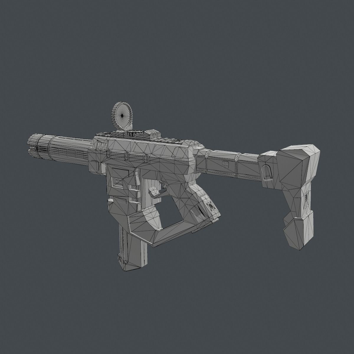 3D model Sci-Fi MP5 Styled Gun VR / AR / low-poly | CGTrader